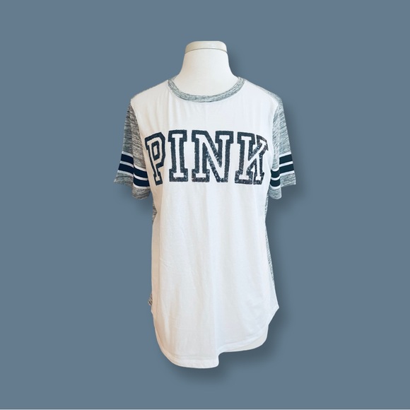 PINK Victoria's Secret | Tops | Pink Vs Logo Shirt With Sequins | Poshmark